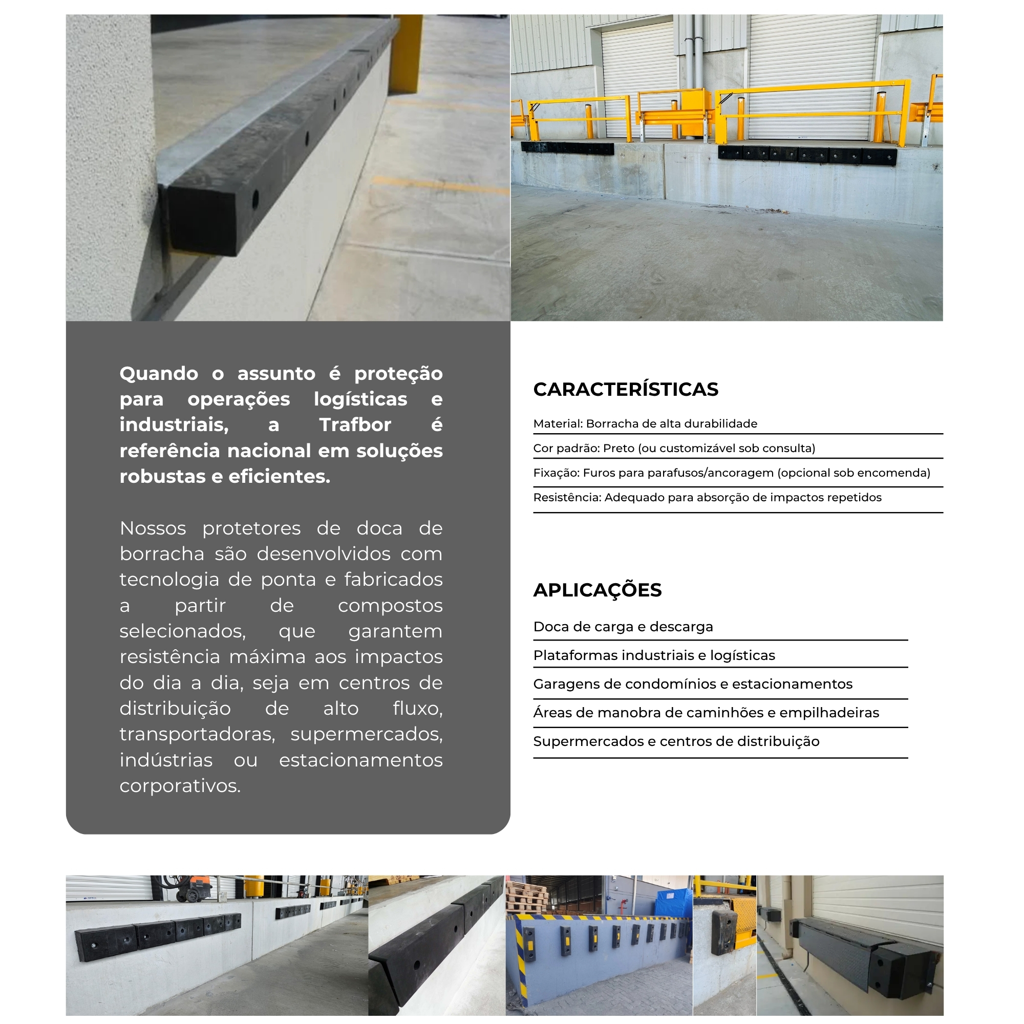Batente / Protetor de Doca – Trafbor